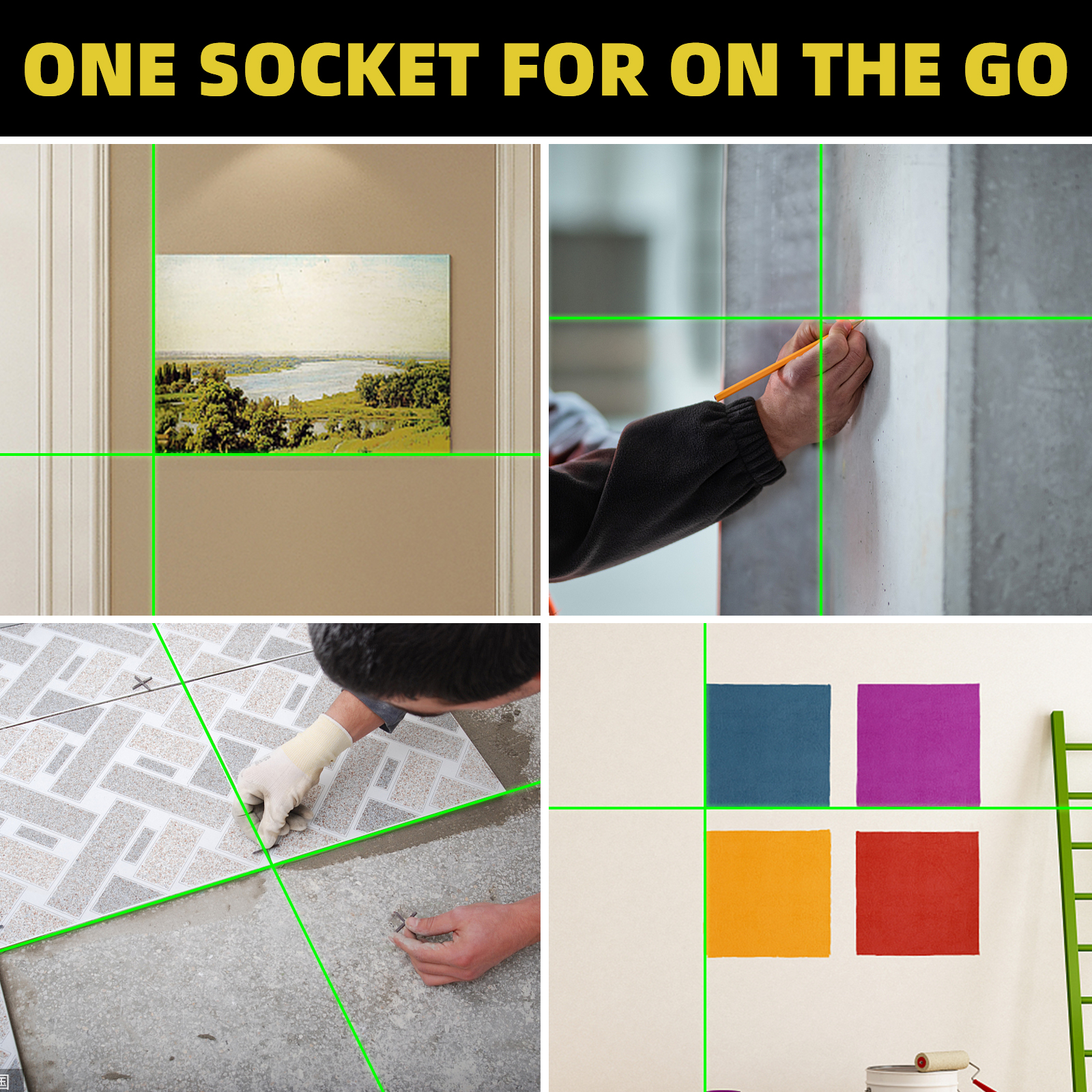 Cross Line Self Leveling Laser Level LS-T2 - PlinEasy